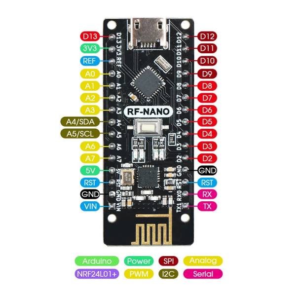 Плата розробника Arduino Nano V3 Nrf24 купити в Києві та Україні